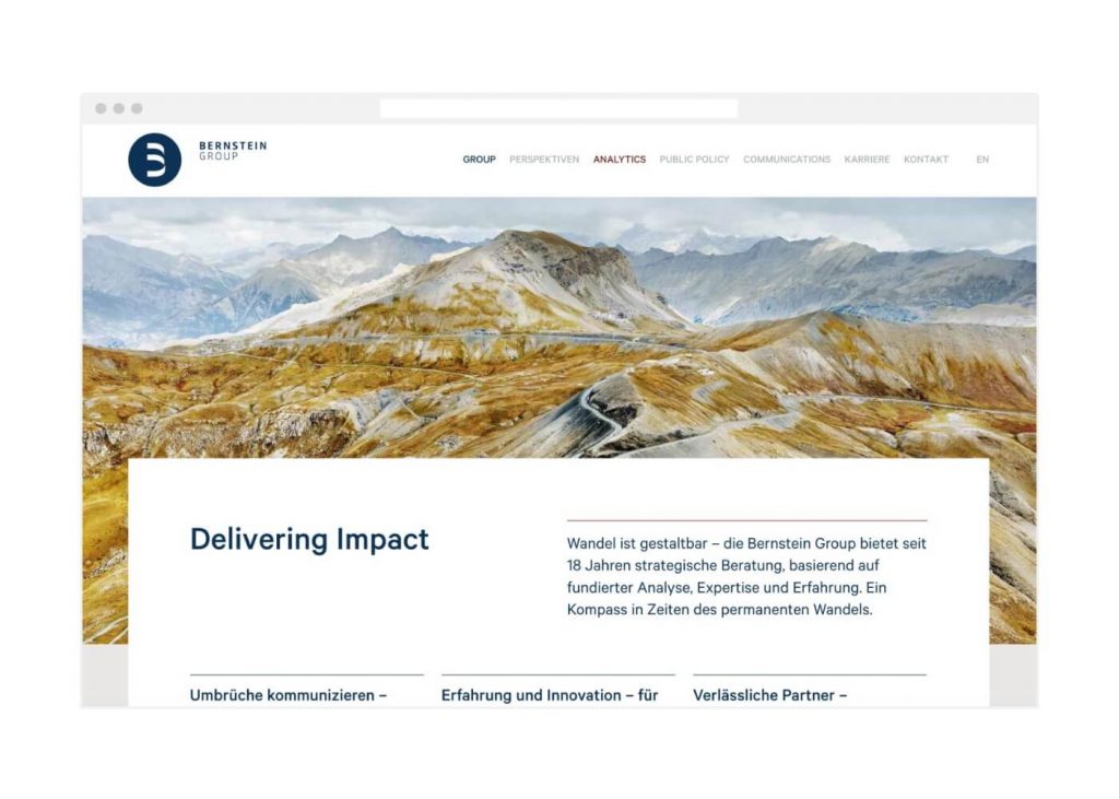 A website is the most important media touchpoint for the brand – Helder